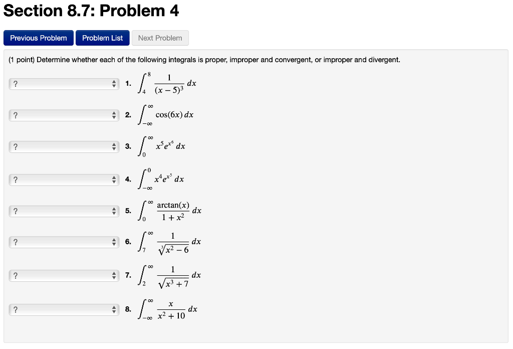 Solved Section 8.7: Problem 4 Previous Problem Problem List | Chegg.com