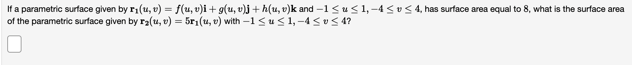 Solved If a parametric surface given by | Chegg.com