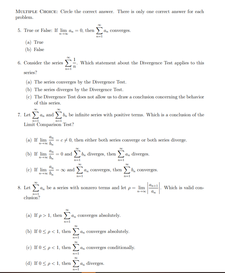 Solved MULTIPLE CHOICE: Circle the correct answer. There is | Chegg.com