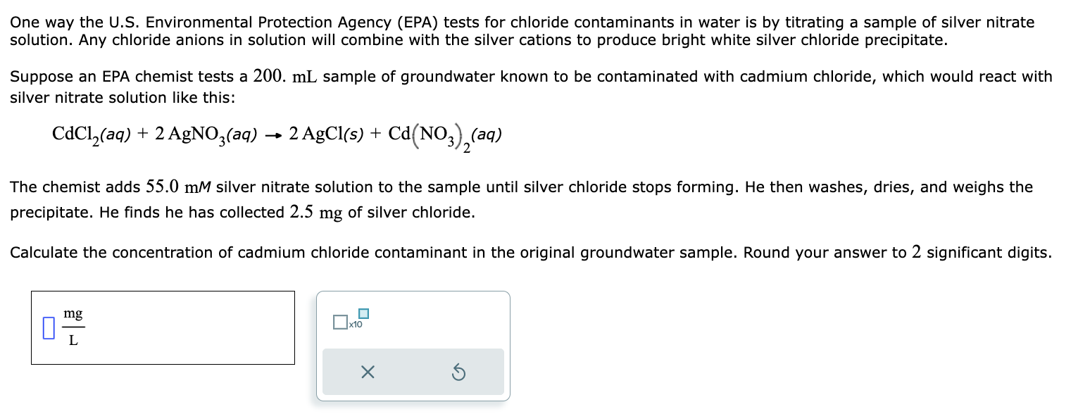 Solved A chemist must prepare 600.mL of 5.00μM aqueous | Chegg.com Solved A chemist must prepare 600.mL of 5.00μM aqueous | Chegg.com