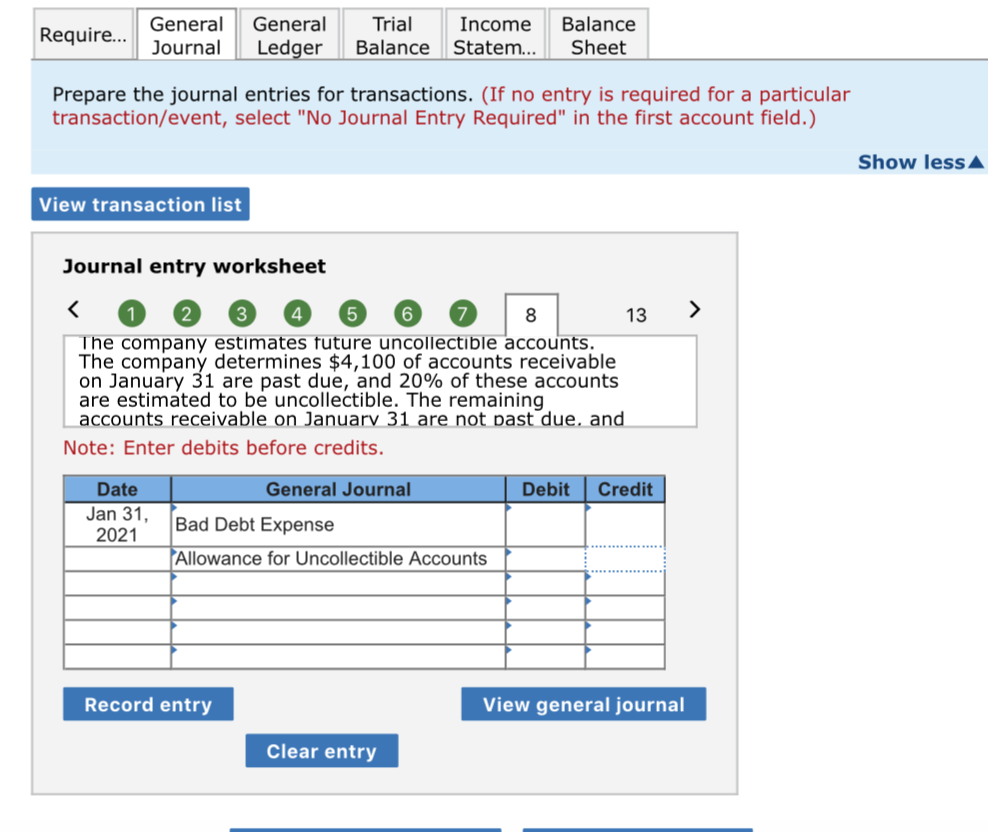 Solved Exercise 5-21 Complete the accounting cycle using | Chegg.com