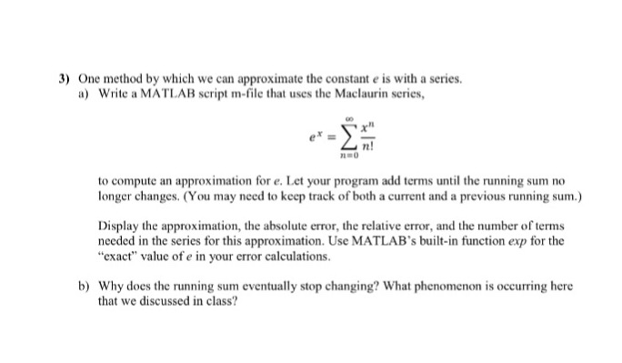 Solved By using MATLAB answer the following questions : | Chegg.com