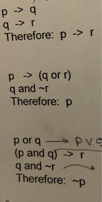 Solved how do i write the formulas for these truth tables in | Chegg.com