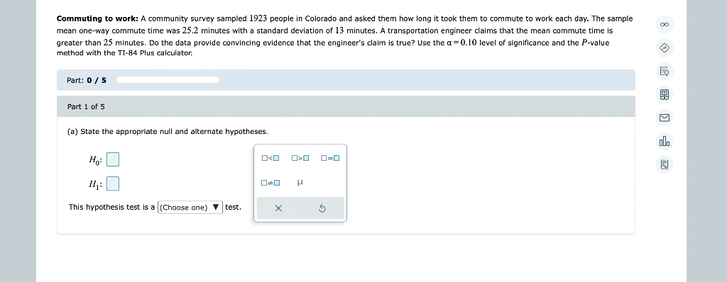 Solved Commuting to work: A community survey sampled 1923 | Chegg.com
