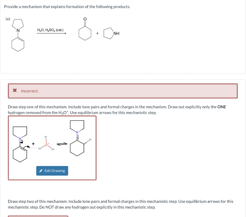 Solved Provide a mechanism that explains formation of the | Chegg.com