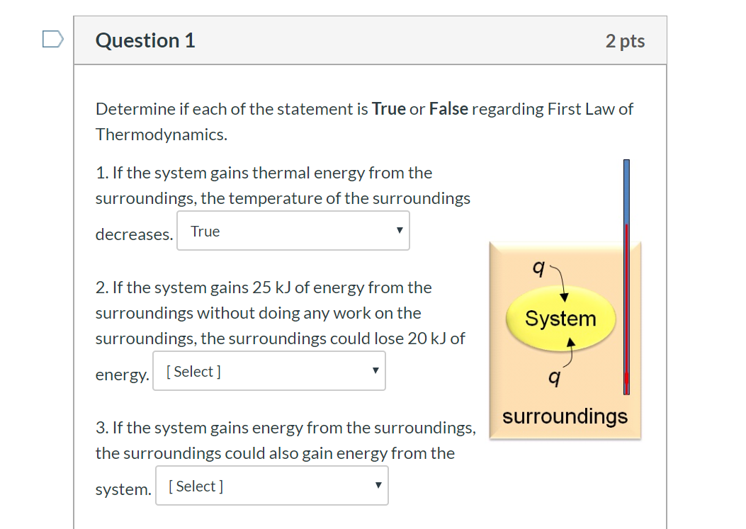 Solved Question 1 2 pts Determine if each of the statement | Chegg.com