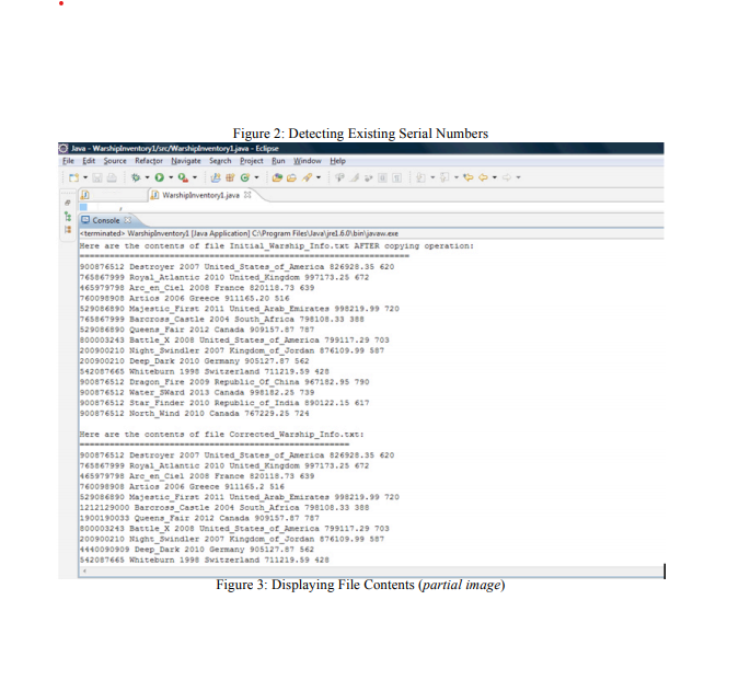 Solved Initial_Cargoship_Info.txt - Notepad File Edit Format | Chegg.com