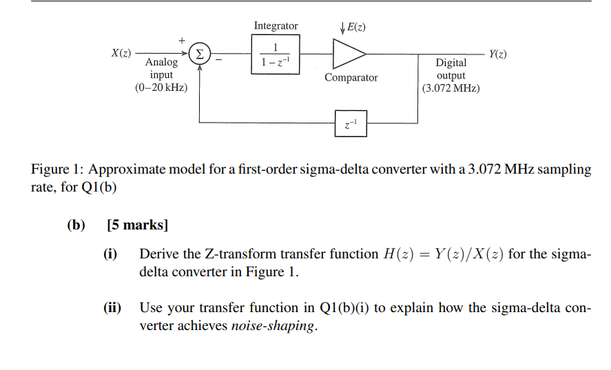 Solved Figure 1: Approximate model for a first-order | Chegg.com