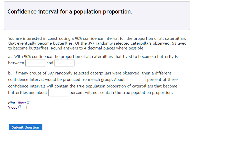 Solved Confidence interval for a population proportion. You | Chegg.com