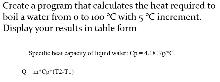 Solved Help Me To Create A Program Using Matlab Please Help