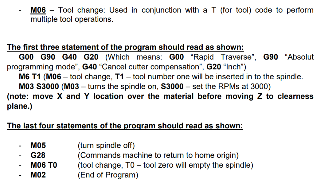 Solved Prepare an EXPERTMILL VMC-0600 G-code part program | Chegg.com