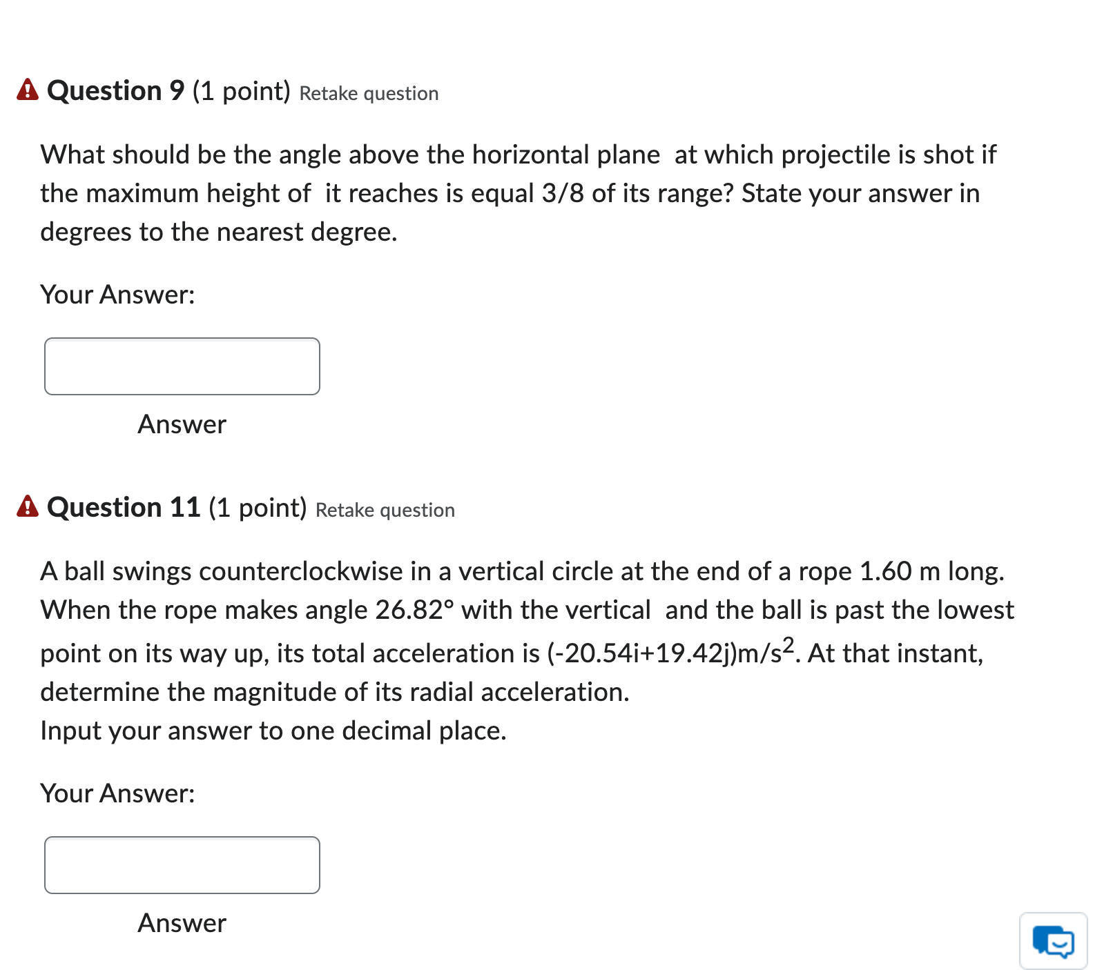 Solved What should be the angle above the horizontal plane | Chegg.com