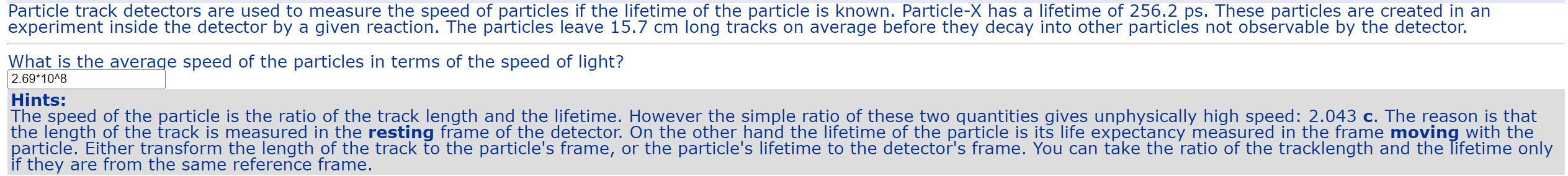 Solved Particle track detectors are used to measure the | Chegg.com