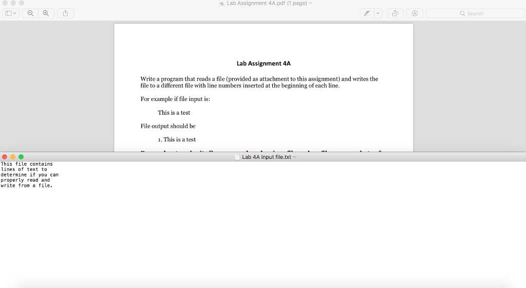 Solved Lab Assignment 4A.pdf (1 page) Search Lab Assignment | Chegg.com