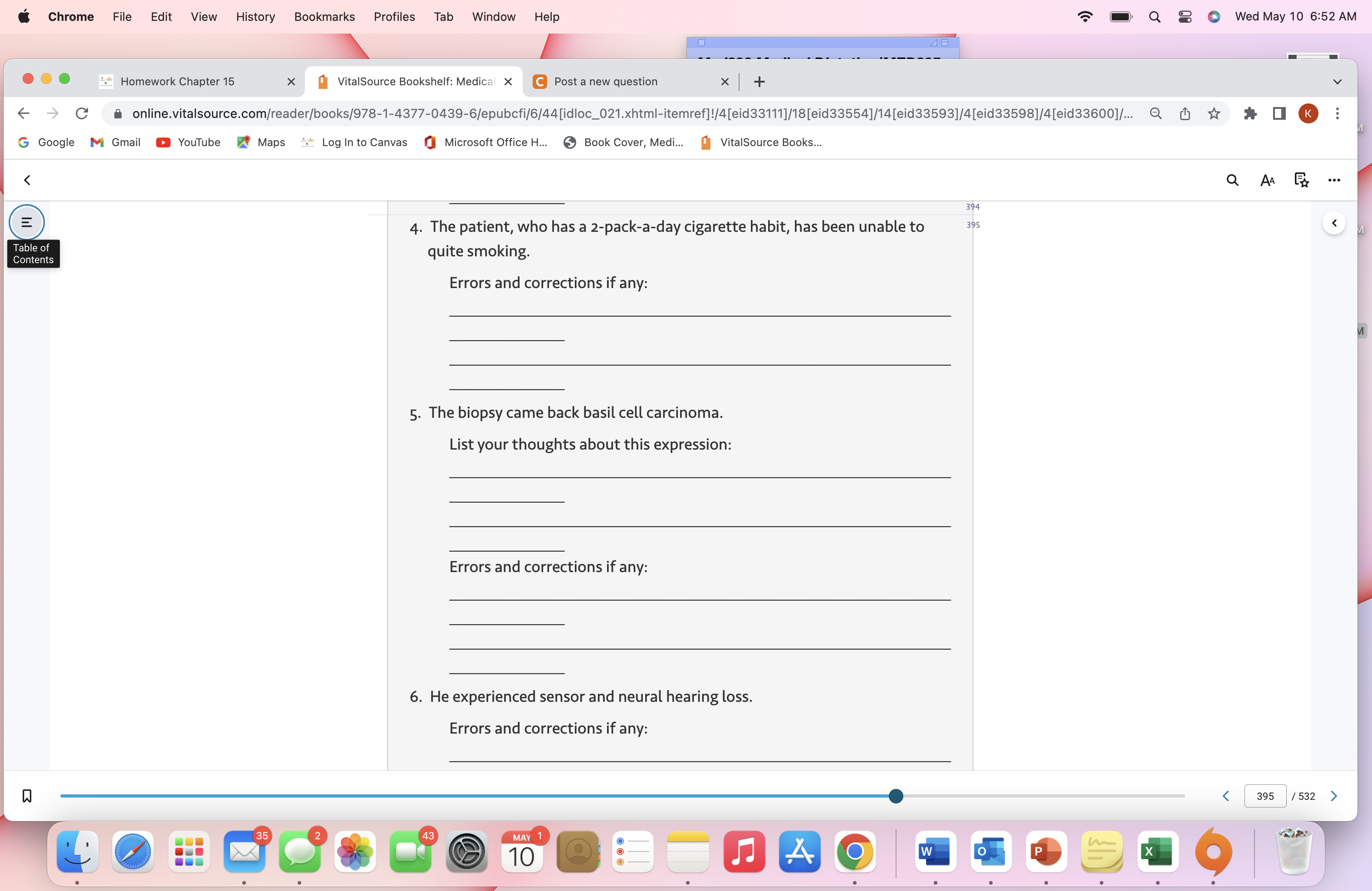 24. The patient lives with her frail has been at | Chegg.com