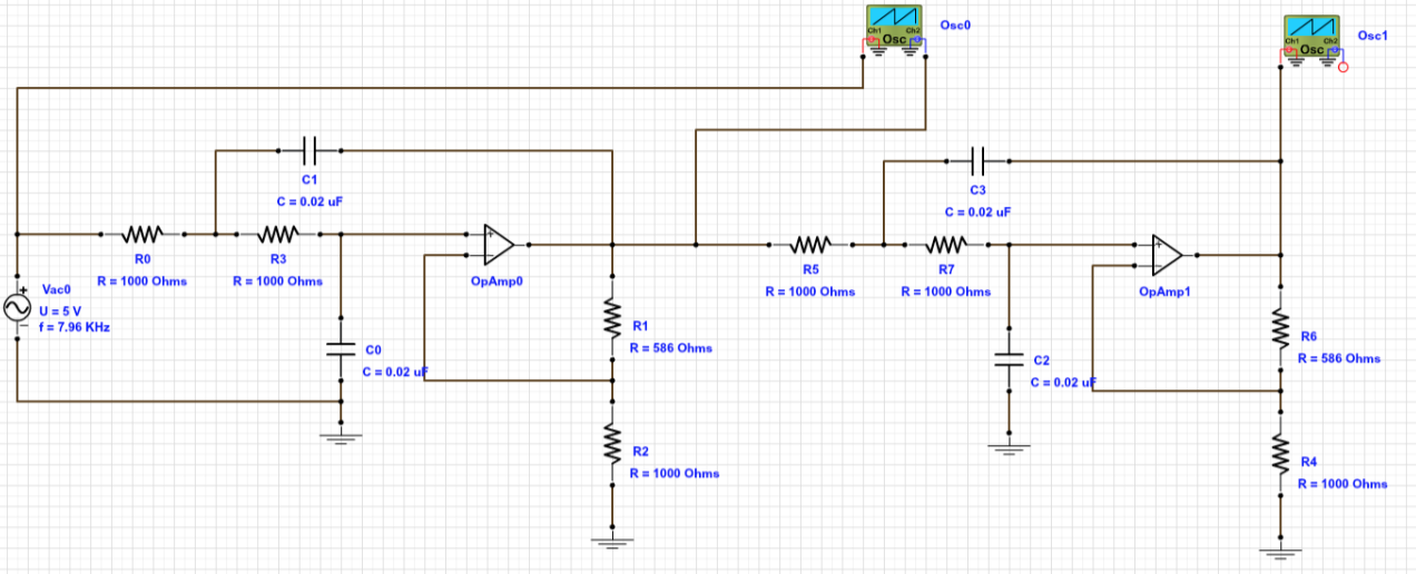 Solved Using Multisim Simulate An Active Single Pole Low 1226