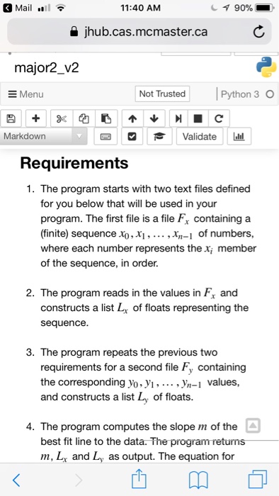 Solved def m(file1,file2): File1 = | Chegg.com
