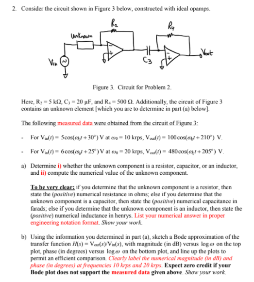Solved 2. Consider the circuit shown in Figure 3 below, | Chegg.com