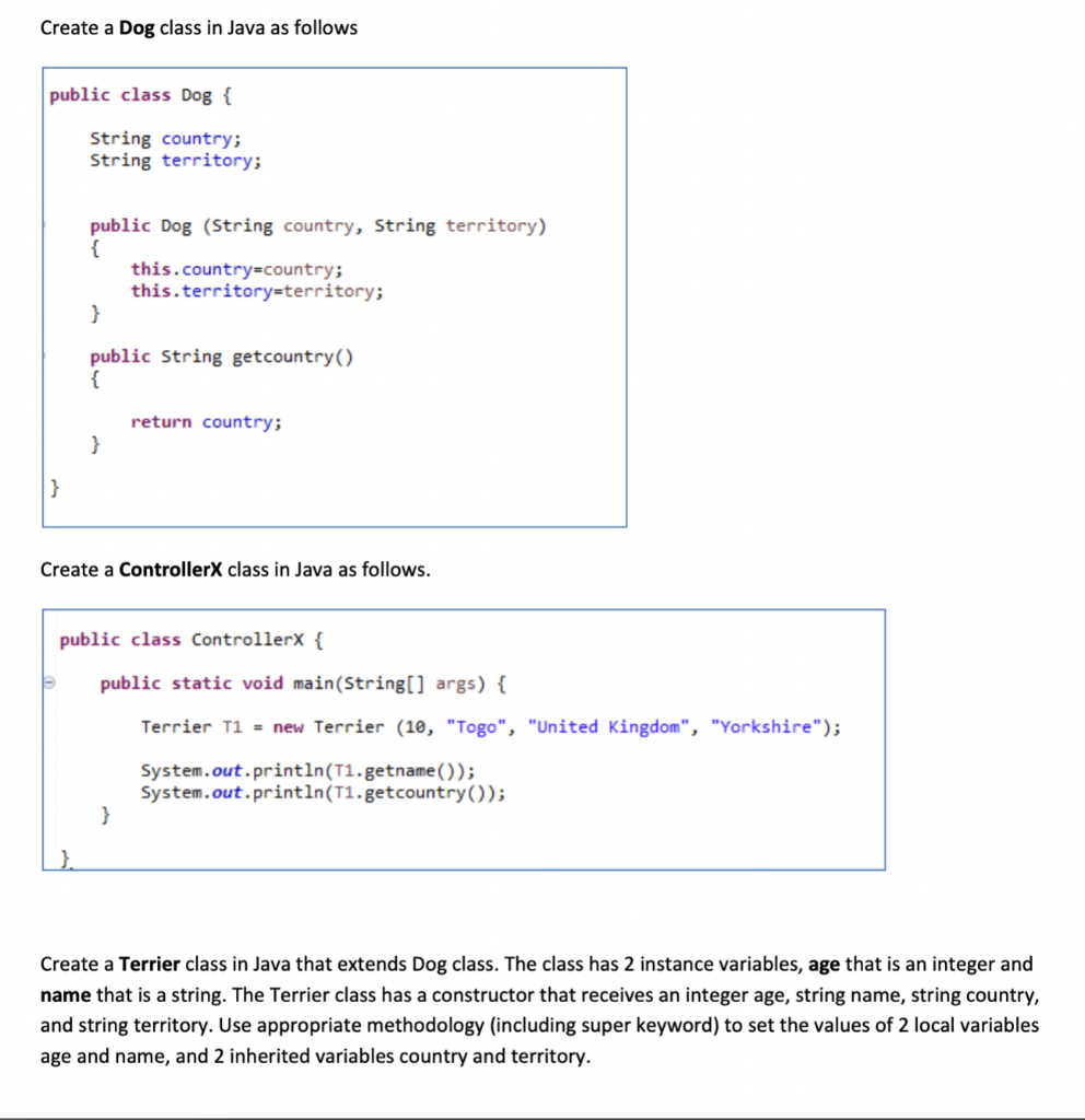 Solved Create a ControllerX class in Java as follows. public | Chegg.com