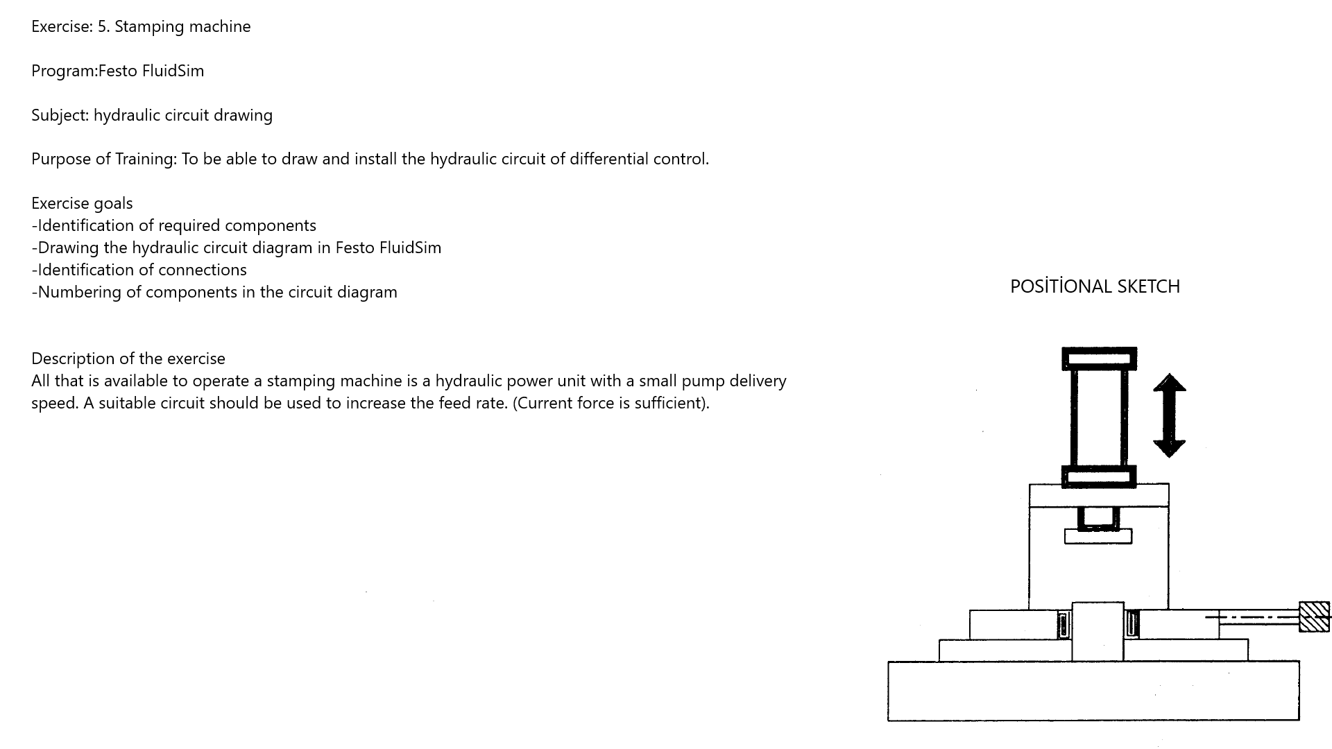Solved Exercise: 5. ﻿Stamping machineProgram:Festo | Chegg.com