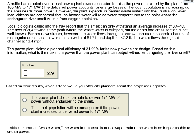 Solved Puc A battle has erupted over a local power plant | Chegg.com