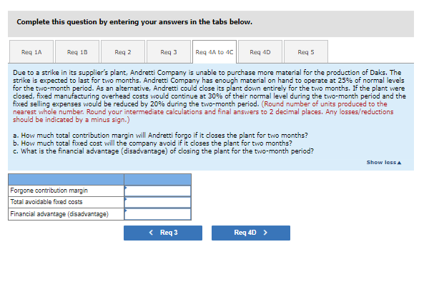 Solved Problem 6-18 (Algo) Relevant Cost Analysls In a | Chegg.com