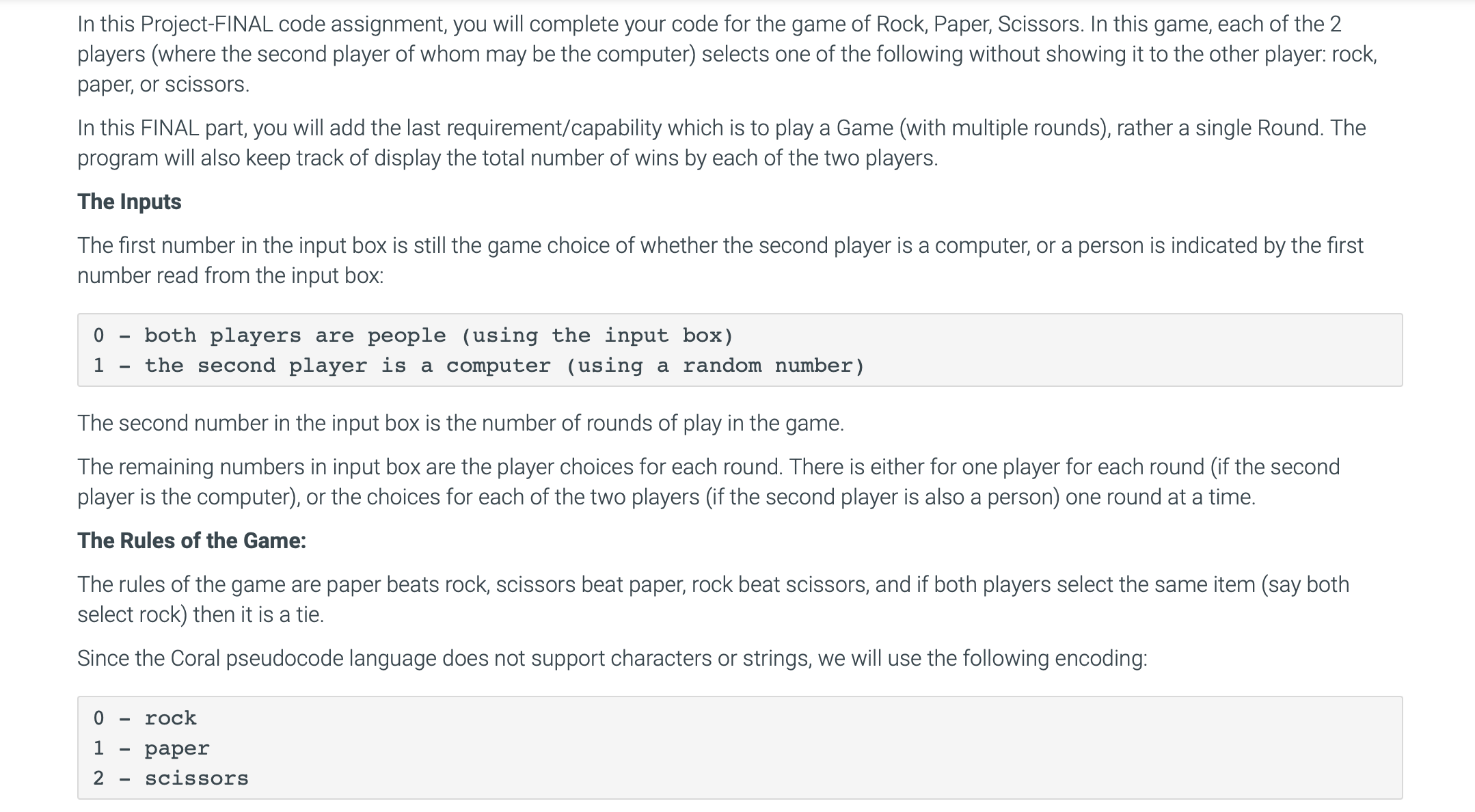 Solved IN CORAL LANGUAGE ONLY!!! RUN IT AND MAKE SURE IT | Chegg.com