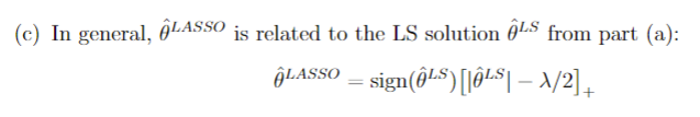 2. Consider the L1-regularized least-squares problem | Chegg.com
