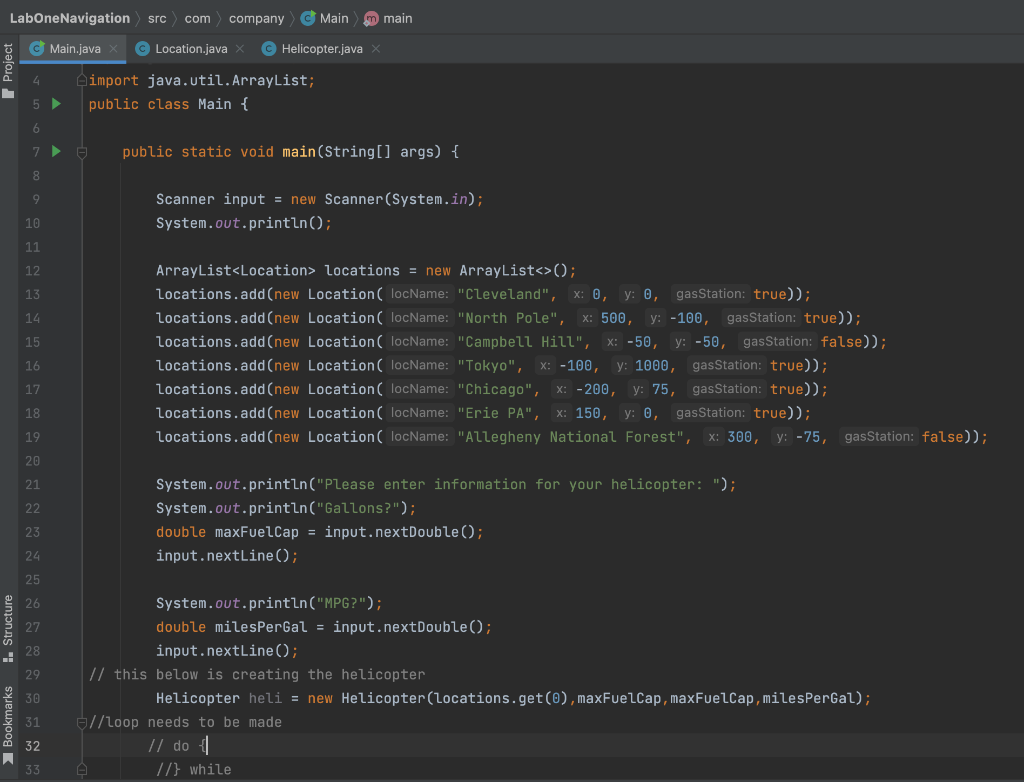 Solved Hello! I need help finishing this program. I'm almost | Chegg.com