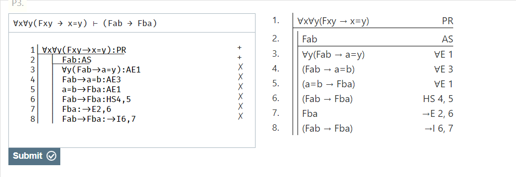 Solved Solve the errors present in these Carnap.io proofs in | Chegg.com