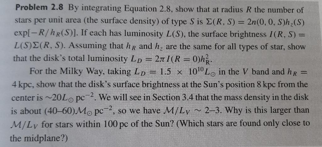 Problem 2.8 By integrating Equation 2.8, show that at | Chegg.com