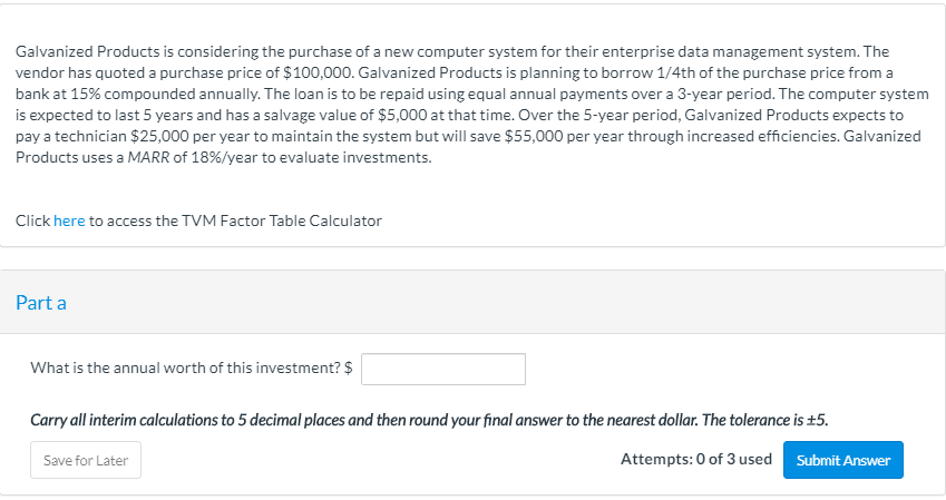 Solved This is the entire question, tv values are given in | Chegg.com