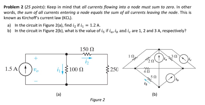 Solved Keep in mind that all currents flowing into a node | Chegg.com