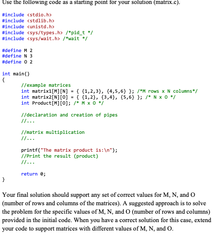 Solved Using Linux. multi threading and multi processing. | Chegg.com