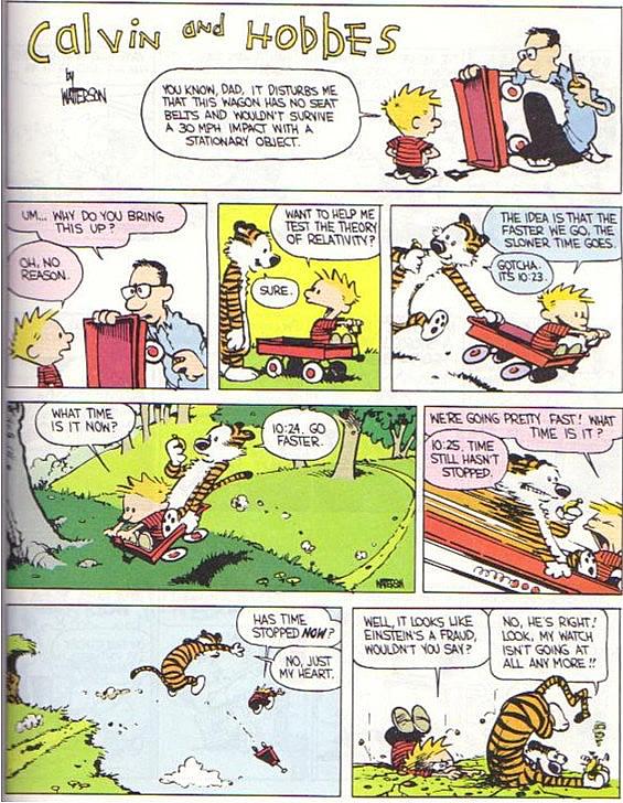 Solved The following Calvin and Hobbes comic strip presents | Chegg.com