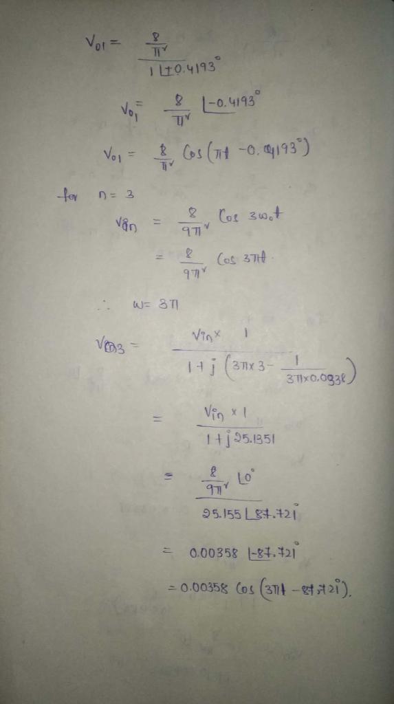Solved c). 9,= for n=1 1(7) 8 as for ne 3 3 TV 97 8 for n=5 | Chegg.com