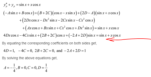 Solved (-Asin x +Bcos.x)+(B+2C)(cosx -xsinx) (2D- A) (sinx+x | Chegg.com