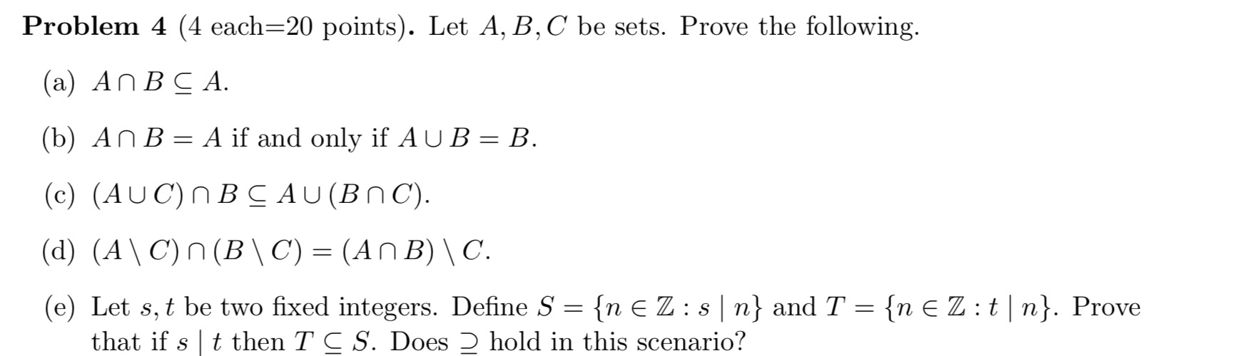 Solved Use official prove method to prove. For instance, you | Chegg.com