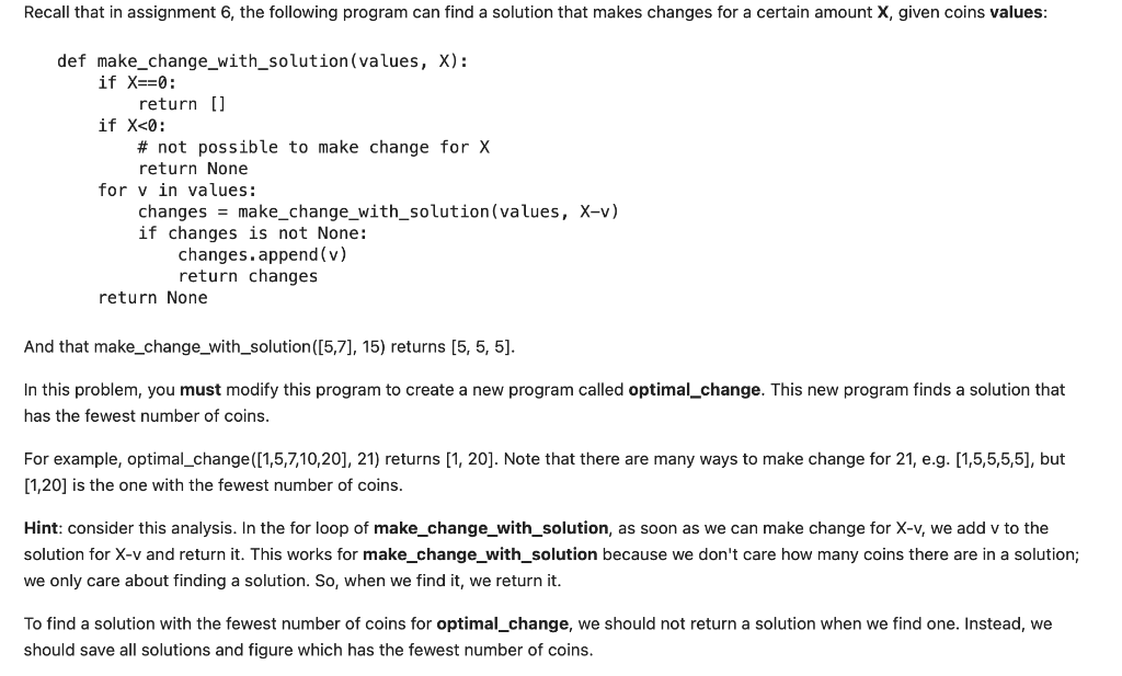 Recall that in assignment 6 , the following program | Chegg.com