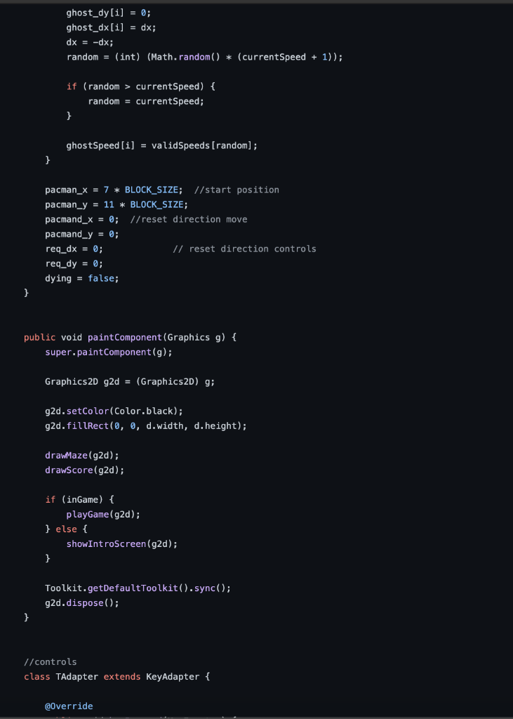 Solved Package Pacman Import Javaxswing Import 