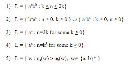 Solved Determine whether or not the following languages are | Chegg.com