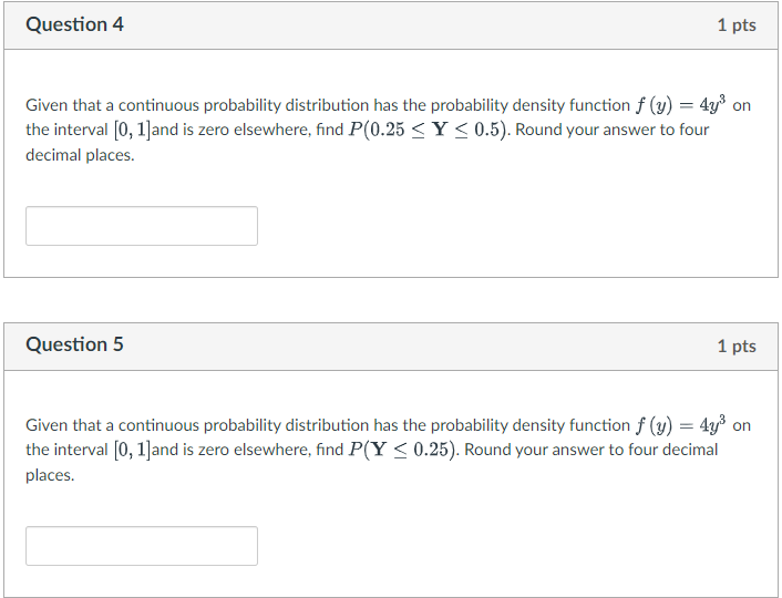 Solved Given that a continuous probability distribution has | Chegg.com