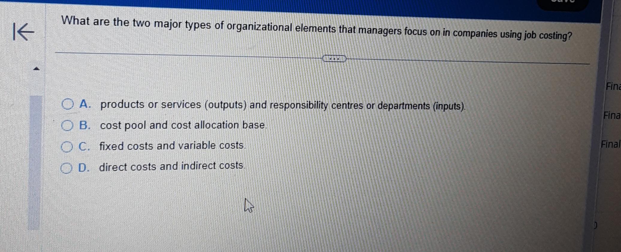 Solved What are the two major types of organizational | Chegg.com