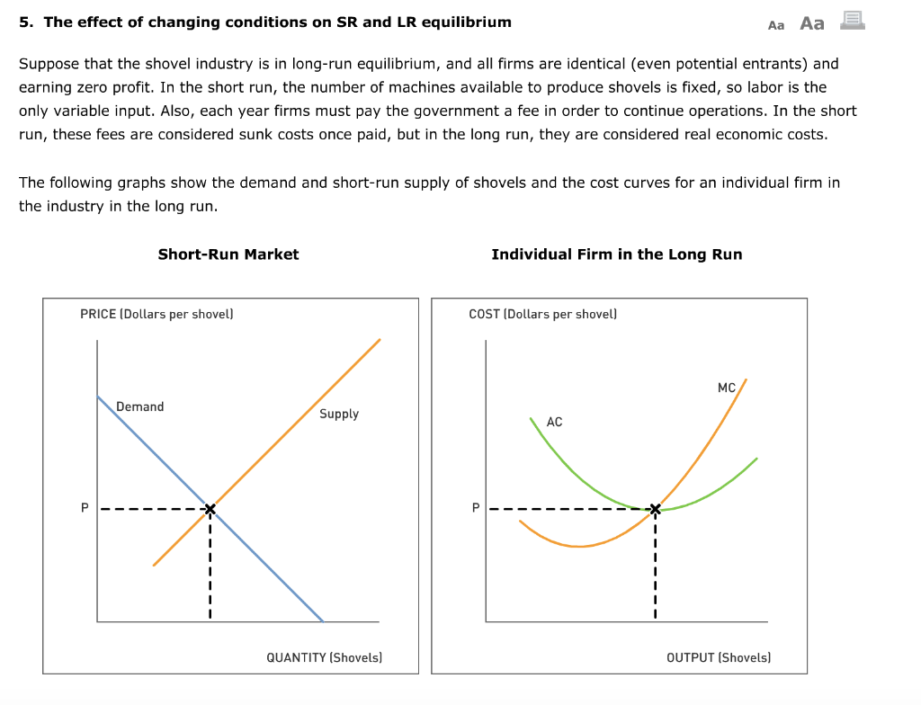 5. The effect of changing conditions on SR and LR | Chegg.com