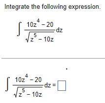 Solved Integrate the following expression. \\[ \\int | Chegg.com