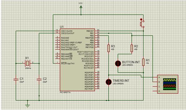 Implement Pushbutton and Timer Interrupts. Build | Chegg.com