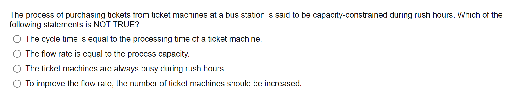 Solved The process of purchasing tickets from ticket | Chegg.com