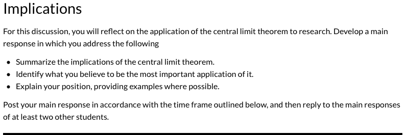 Solved Implications For this discussion, you will reflect on | Chegg.com