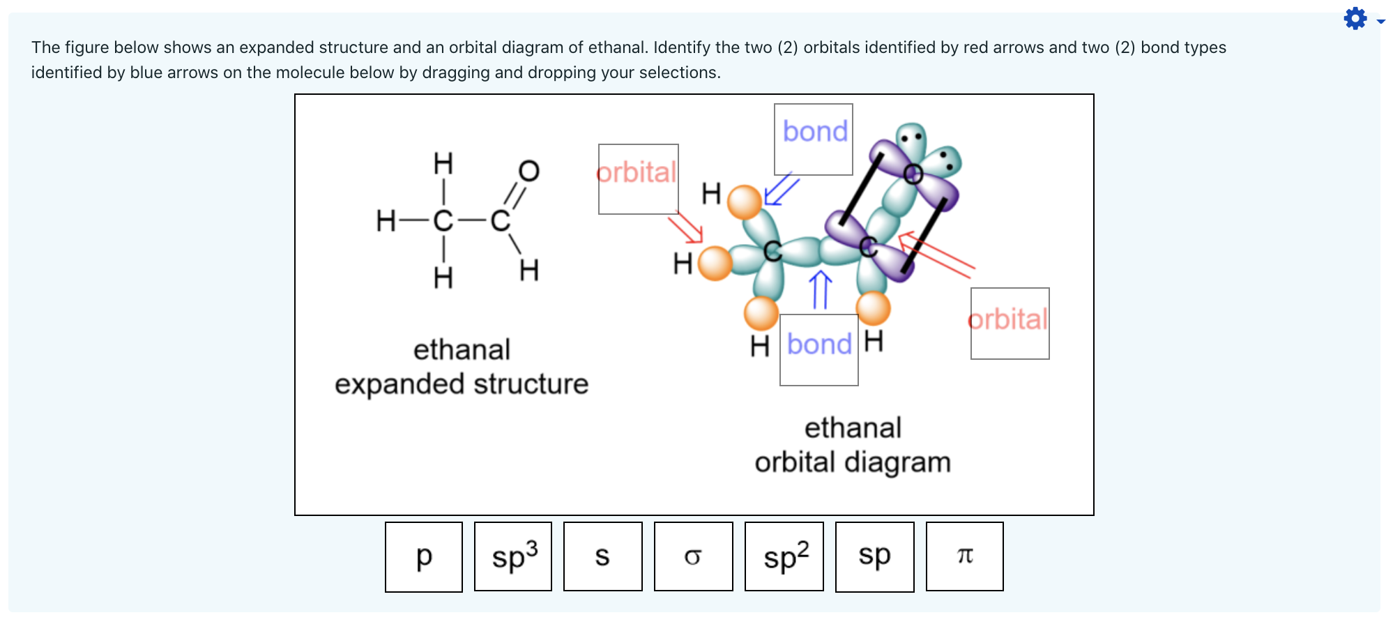 Solved The figure below shows an expanded structure and an | Chegg.com