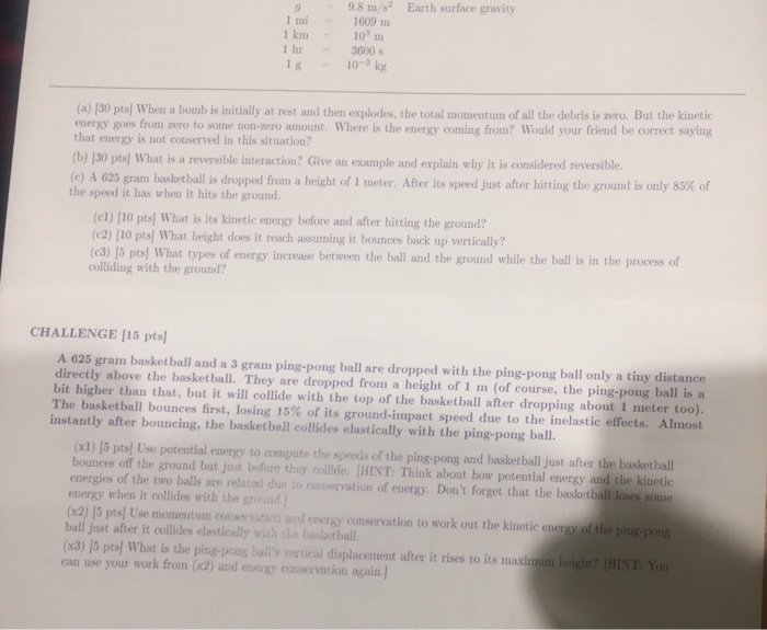 Solved When a bomb is initially at rest and then explodes, | Chegg.com